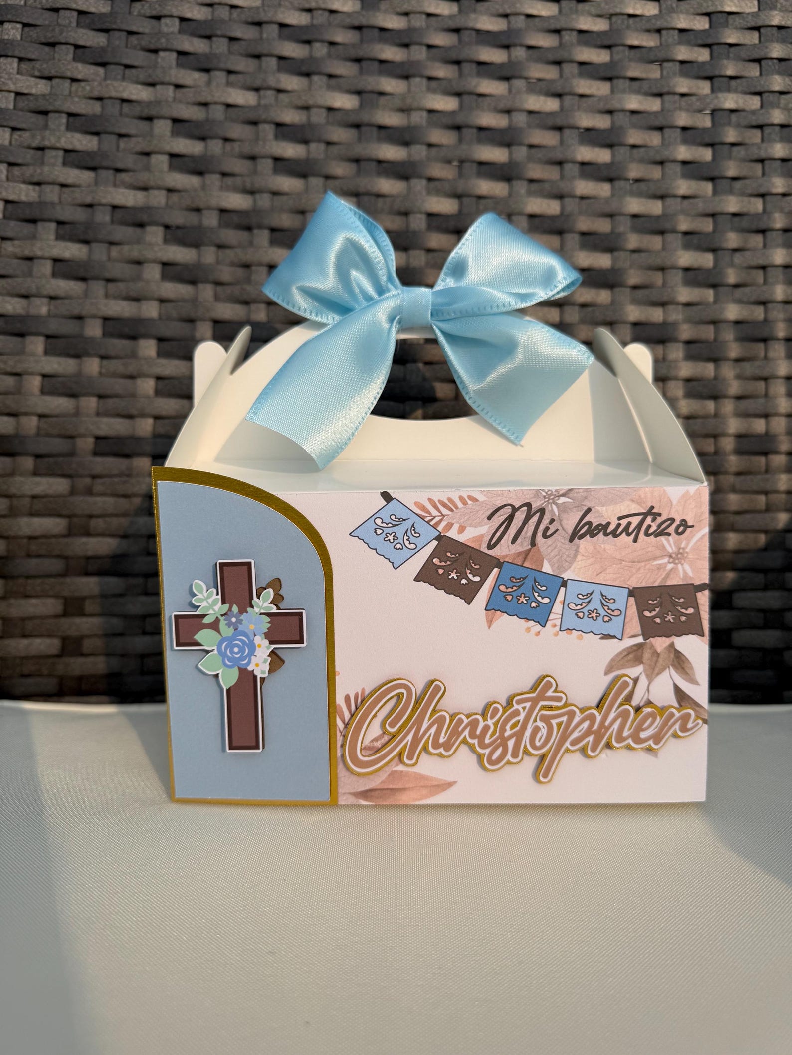 Cielito Lindo Gable Boxes, Bautizo Cielito Lindo Party Favors, Baptism ...