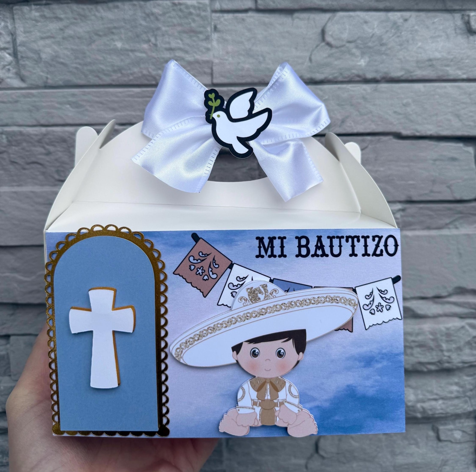 Cielito Lindo Gable Boxes, Bautizo Charro Boxes, Baptism Cielito Lindo ...