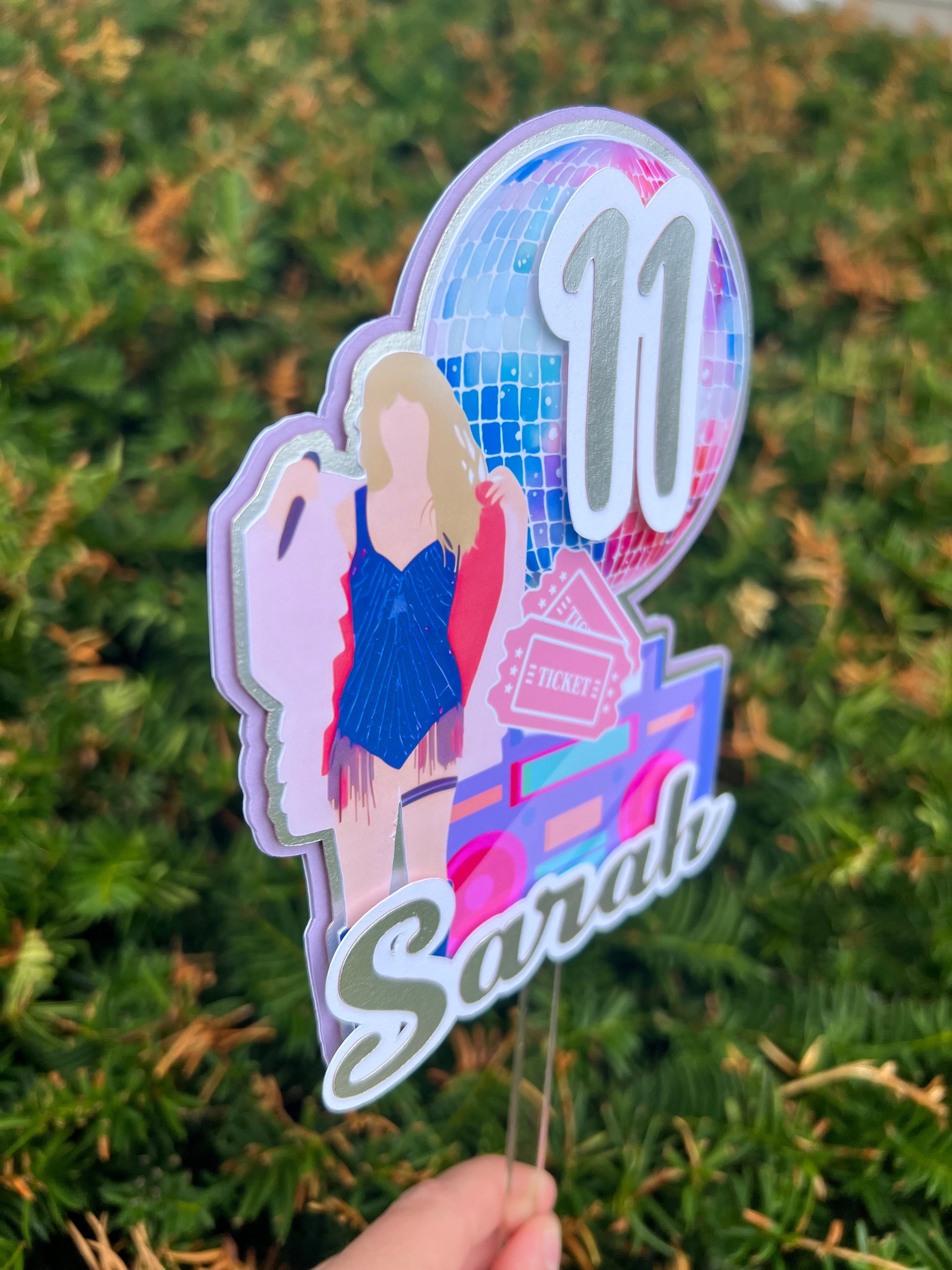 Swiftie Cake Topper, Swift Cake Topper, Singer Cake Topper, Swift ...