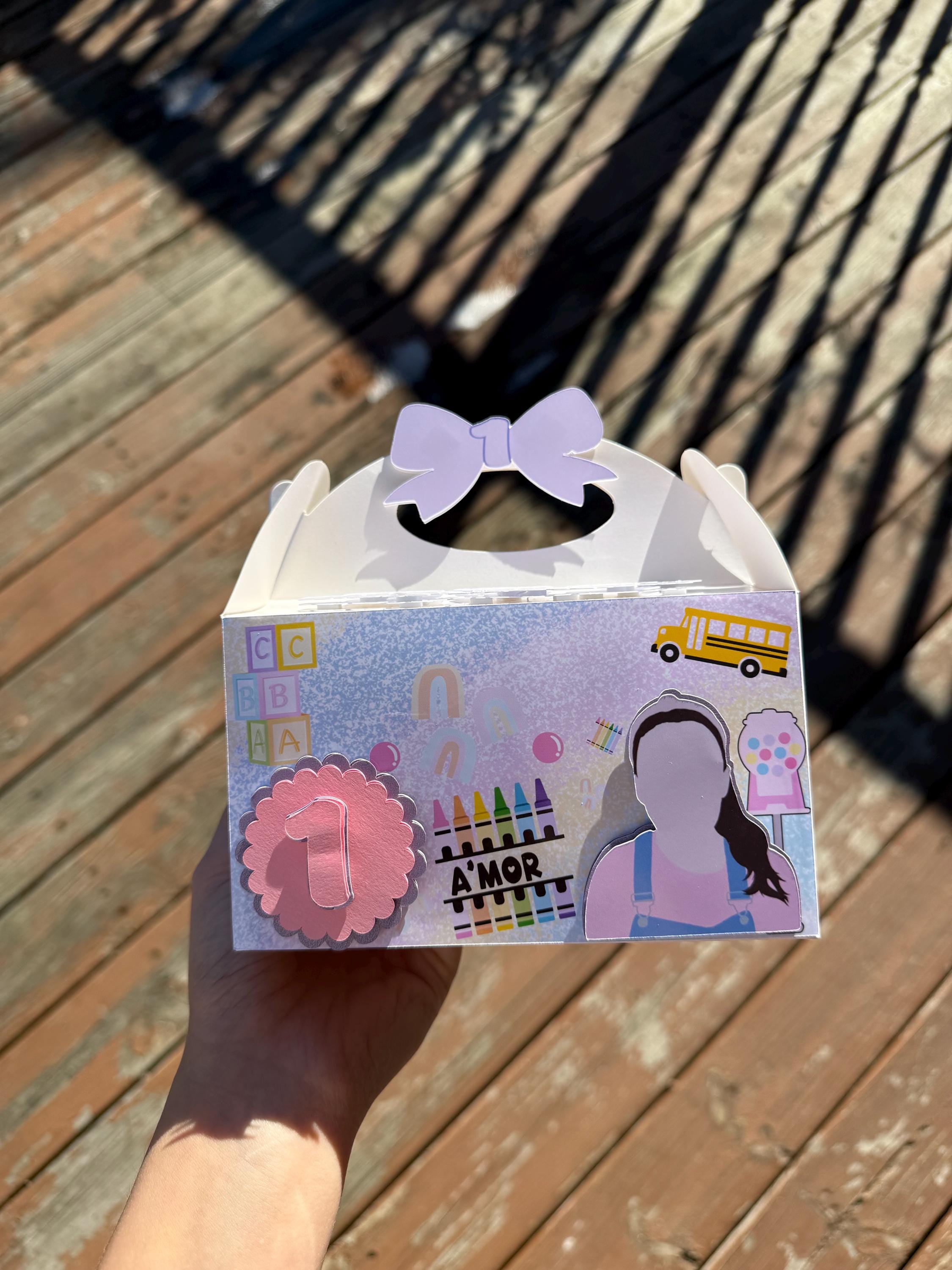 Ms Rachel Gable Boxes, Ms Rachel Party Favors, School Teacher Party ...