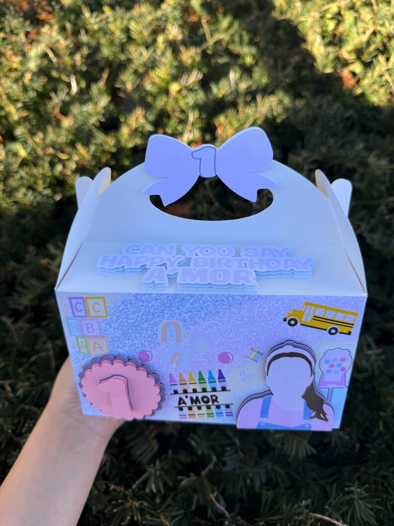 Ms Rachel Gable Boxes, Ms Rachel Party Favors, School Teacher Party ...