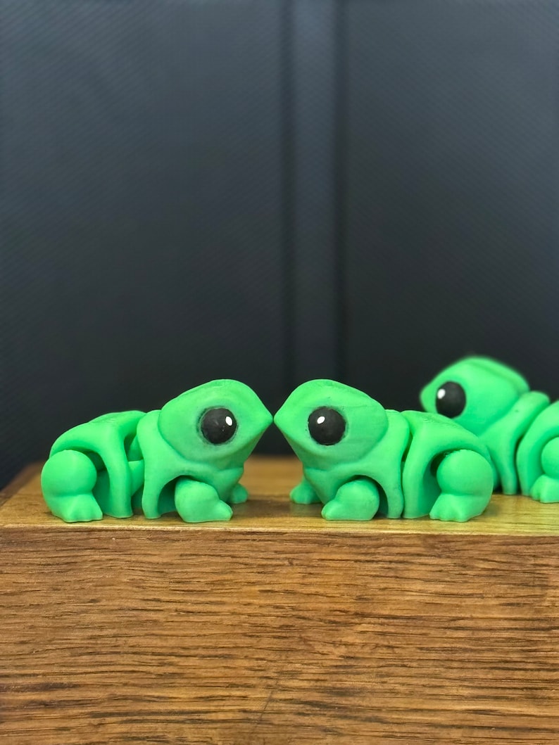 Adorable Mini Amphibian Tiny Butt Frogs, Cute Vibes, Fidget, Sensory, Therapy Toys, Anxiety, - Etsy