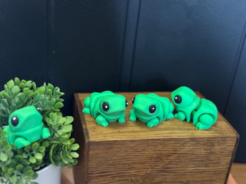Adorable Mini Amphibian Tiny Butt Frogs, Cute Vibes, Fidget, Sensory, Therapy Toys, Anxiety, - Etsy