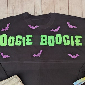 Oogie Boogie Sparkle Jersey Woman's Girl's Vinyl Pom Pom Jersey Shirt ...