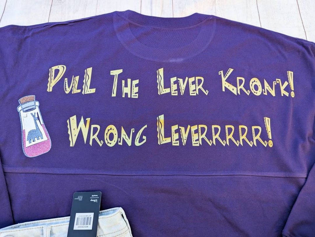 Pull the Lever Kronk Sparkle Jersey Woman's Girl's Vinyl Pom Pom Jersey ...