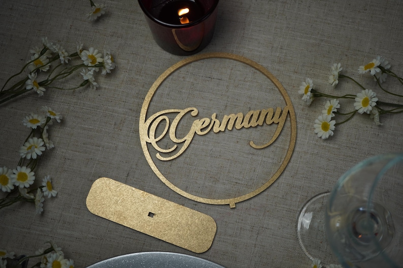 Wedding Table Names Personalised Signs Table Numbers Decorations Laser ...