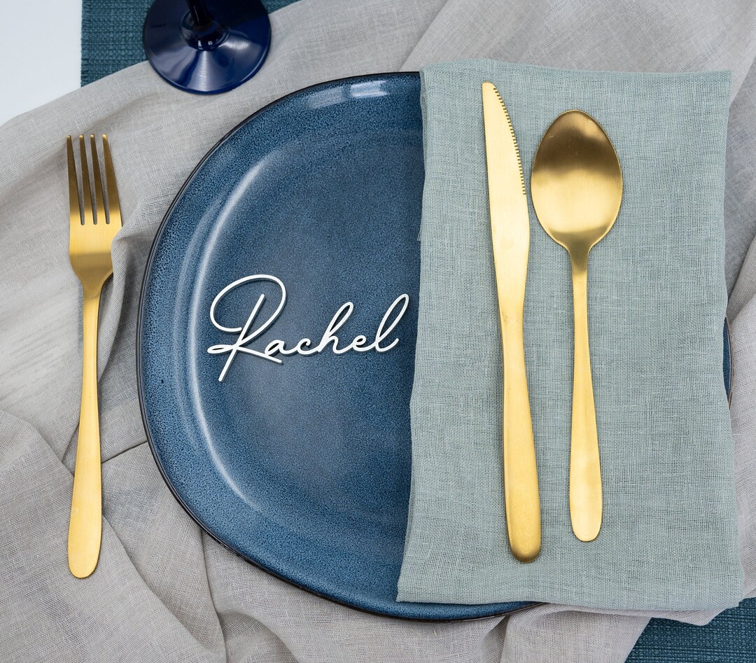Place Names Wedding Place Card, Wedding Place Nanems, Personalized ...