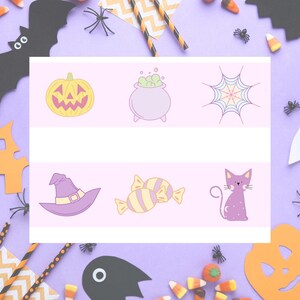 Cute Pastel Halloween Bulletin Border Cut and Attach Template Download ...