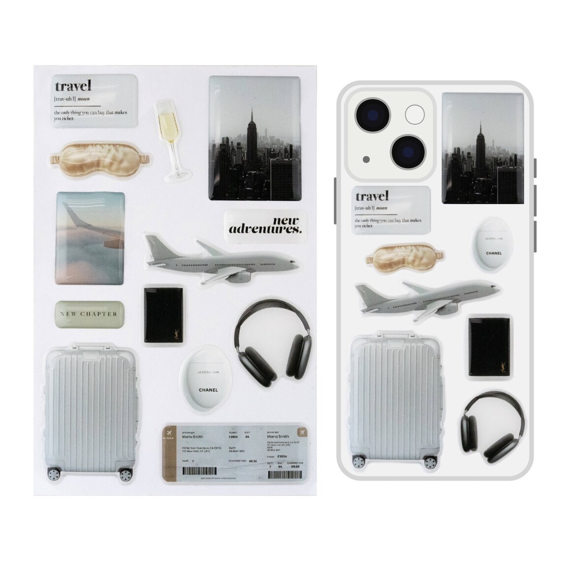 Chic Stickers, Epoxy Assorted Stickers for Laptops, Phones, Books and ...