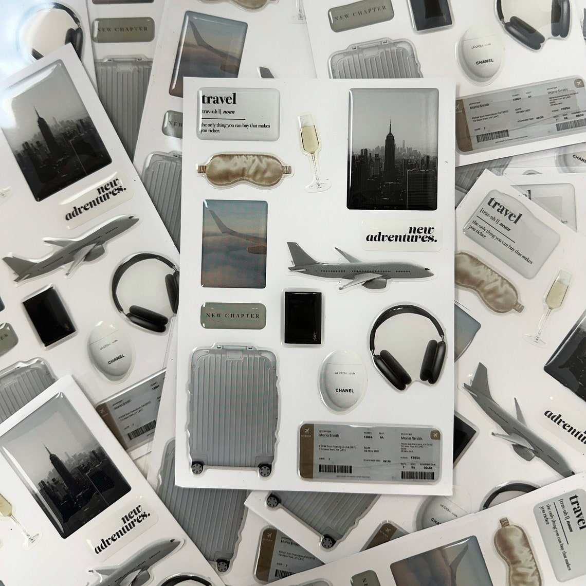 Chic Stickers, Epoxy Assorted Stickers for Laptops, Phones, Books and ...