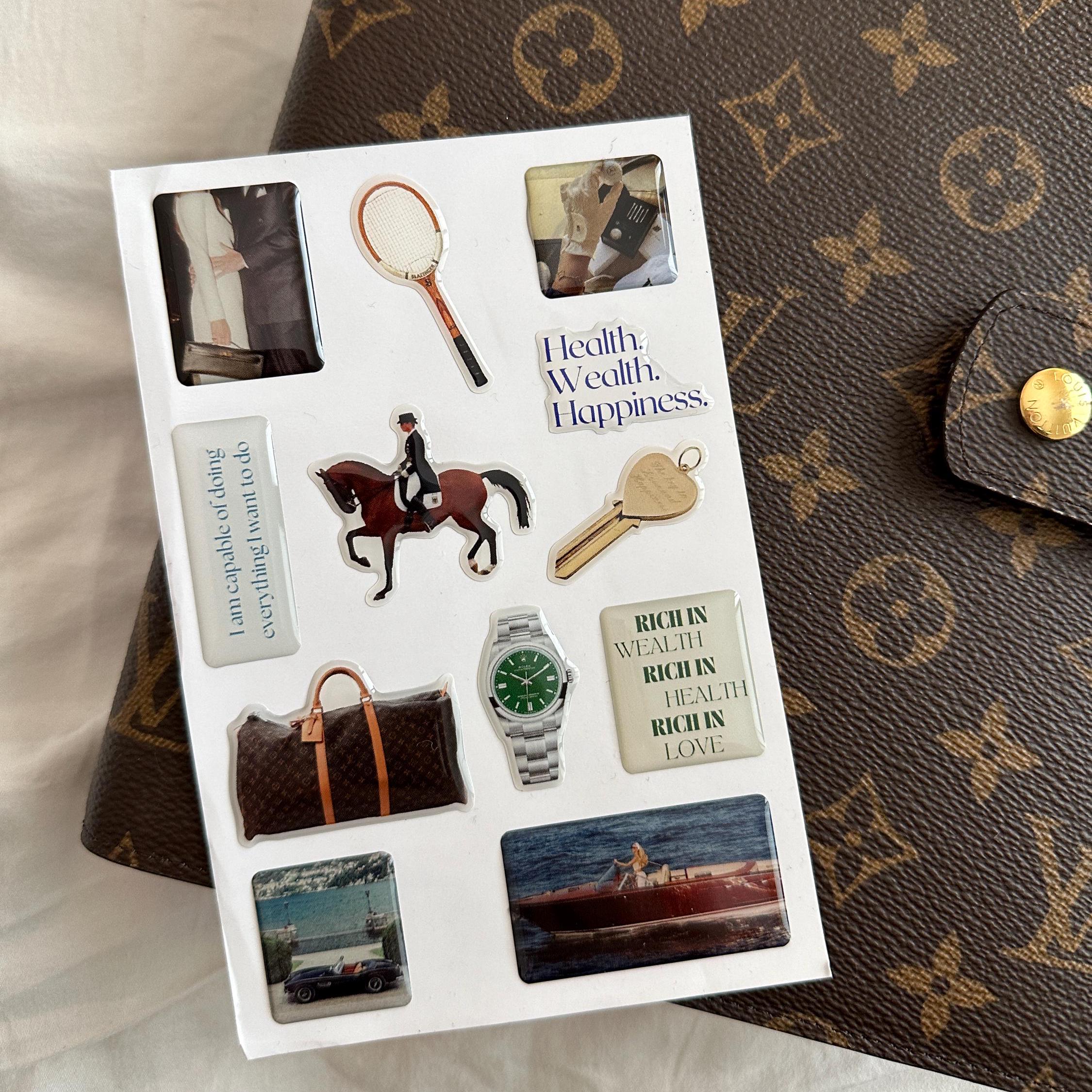 Motivational Stickers, Epoxy Assorted Chic Stickers for Laptops, Phones ...