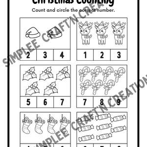 50 Printable Christmas Activities, Christmas Activity Bundle, Kid's ...