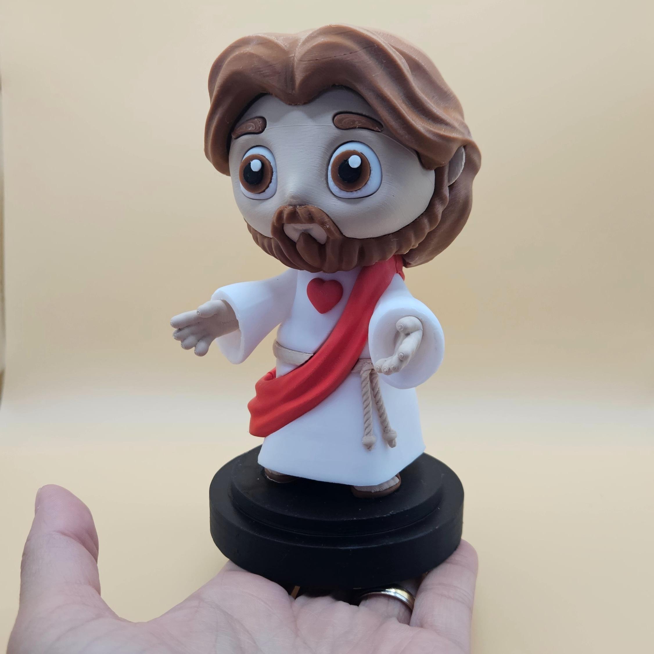 Jesus Christ Chibi Figurine - Etsy