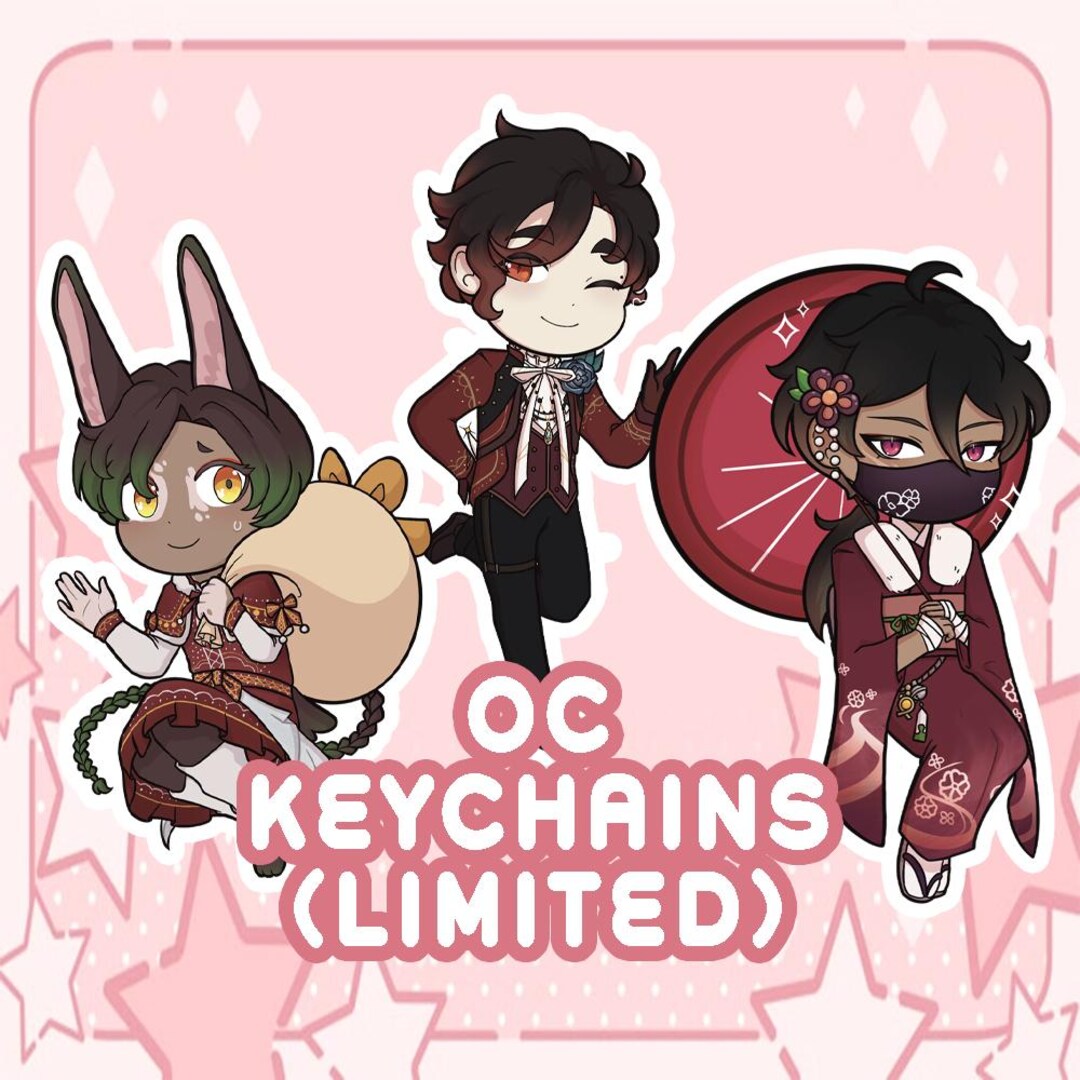 Genshin OC Keychains (SALE) - Etsy