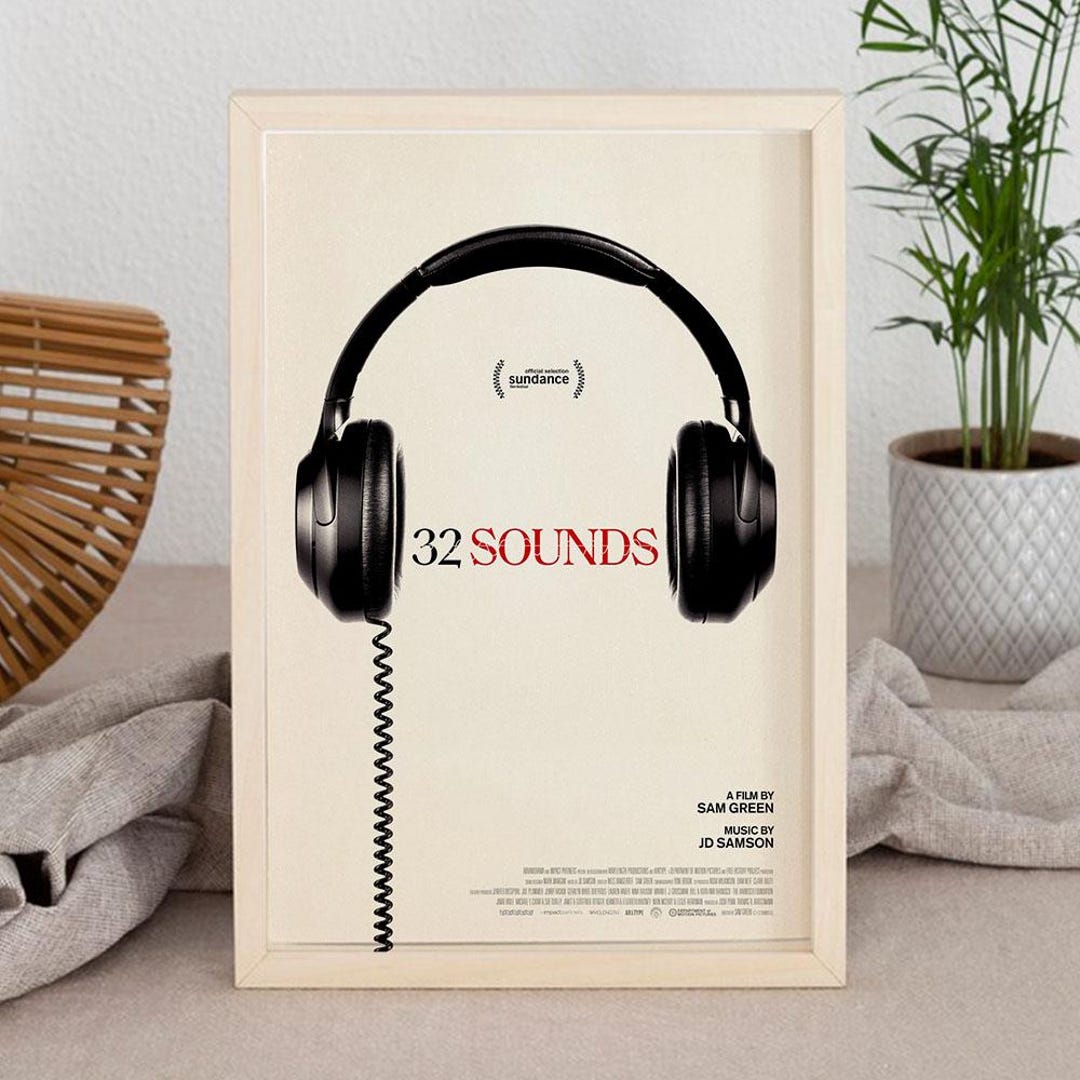 32 Sounds 2023 Movie Posters, Minimalist Art, Modern Art, Wall Decor ...