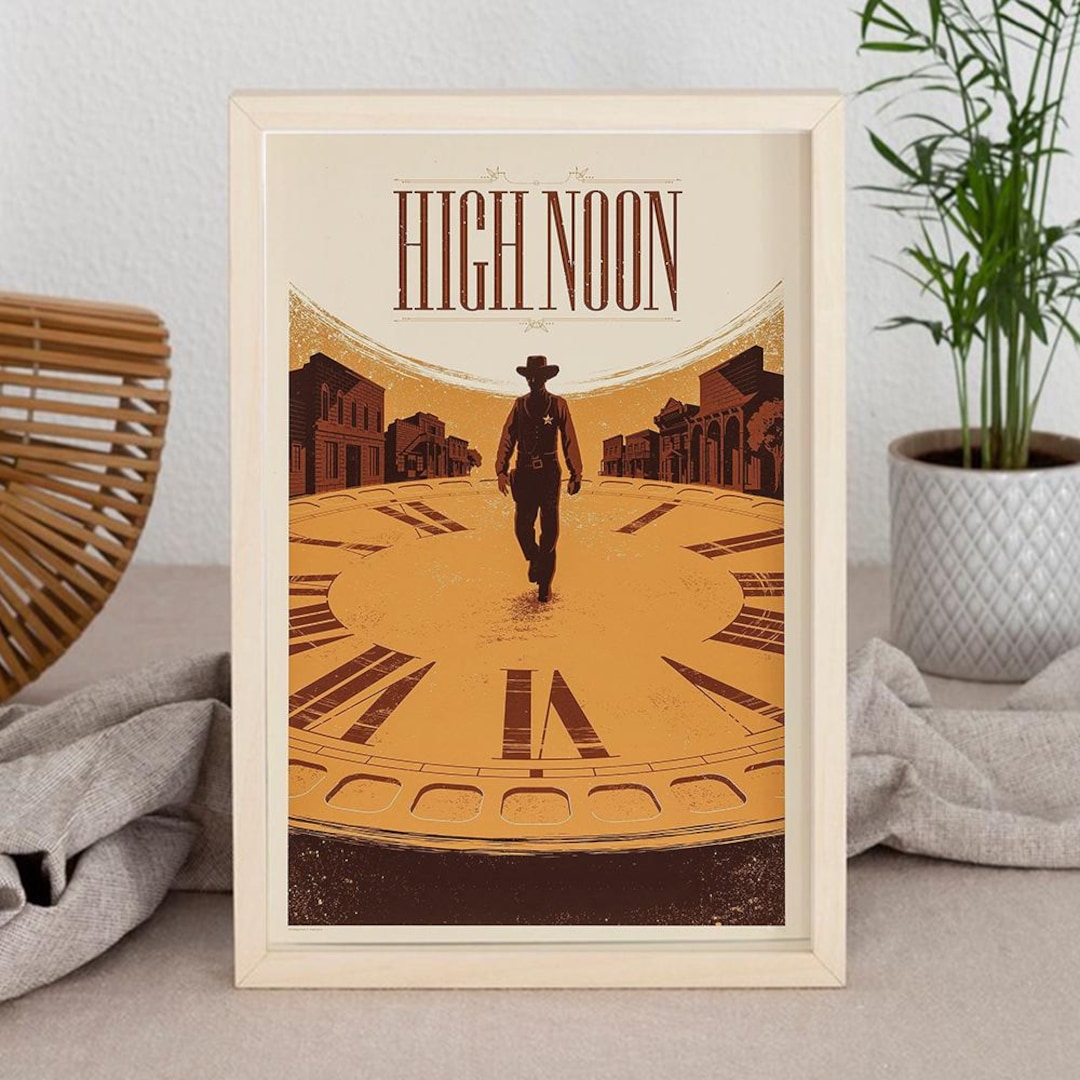 High Noon Movie Posters, Minimalist Art, Modern Art, Home Decor ...