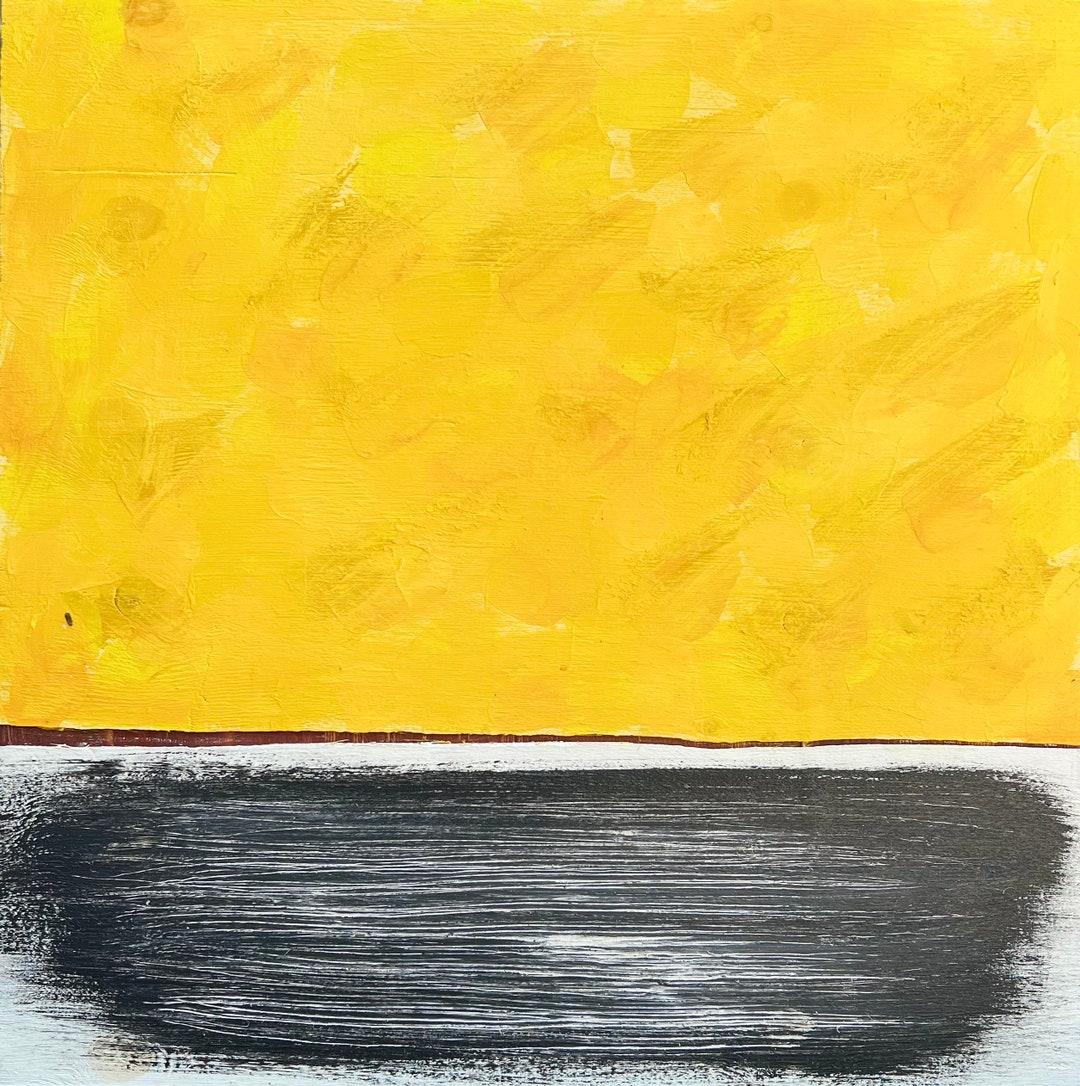 YELLOW HORIZON ... Giclee Fine Art Print - Etsy