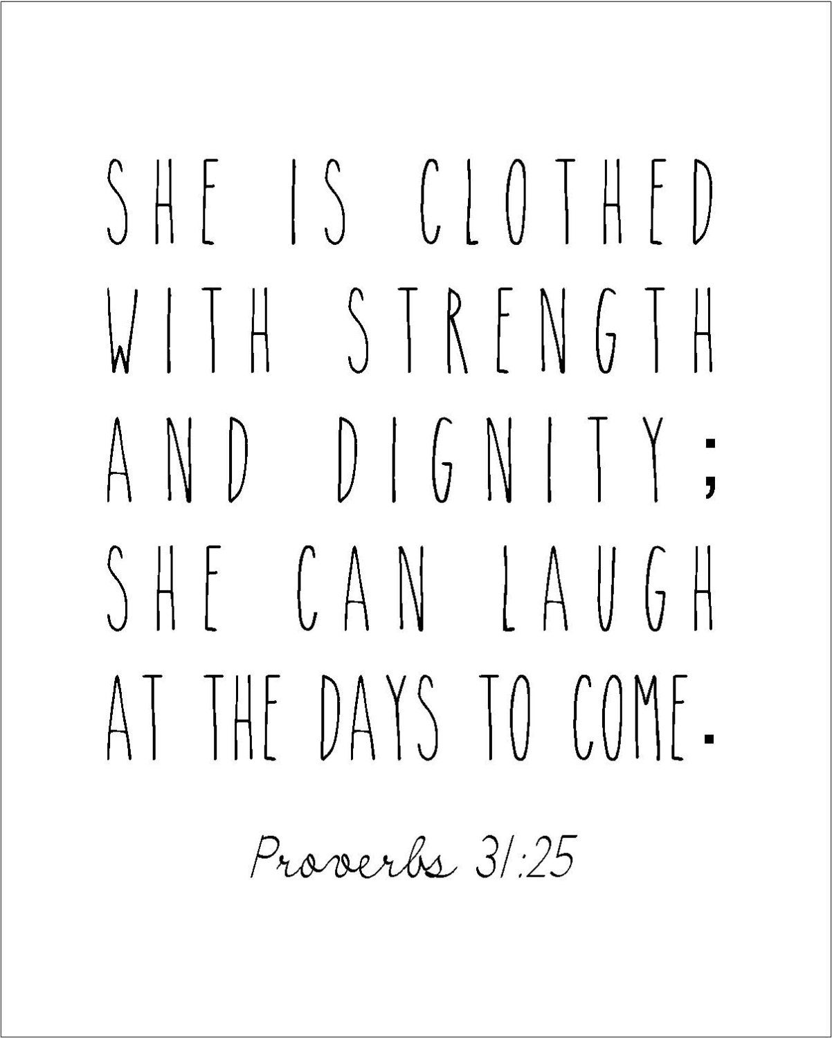 Instant Download Proverbs 31 Woman Quote Print T For Etsy