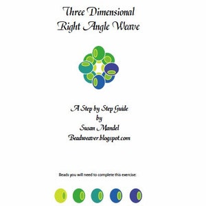 Three Dimensional 3D Right Angle Weave Tutorial PDF Pattern - Etsy