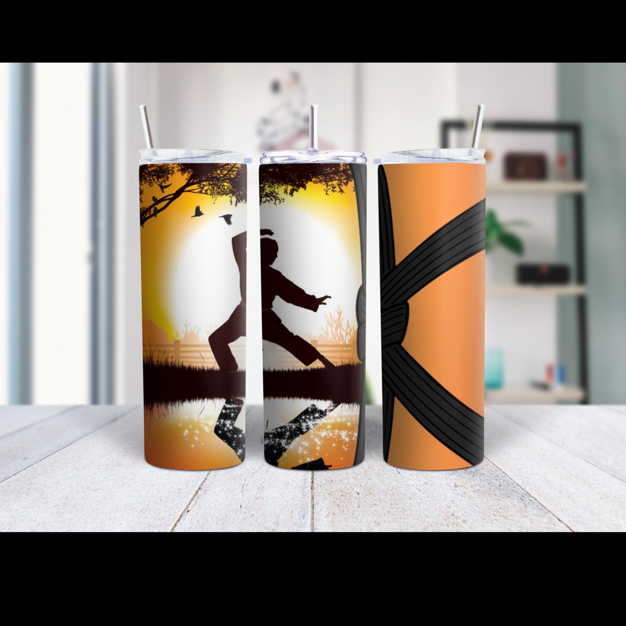 6 Karate 20oz Tumbler Wrap, PNG Digital File, Sublimation Image ...