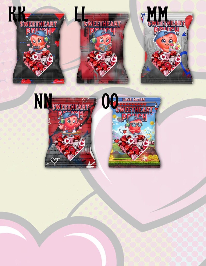 Sweetheart Pouch- Printed and Mailed Product- Please Read Description ...