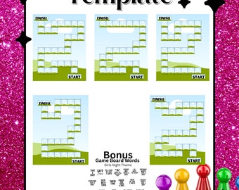 Canva Editable 20x16 Drag and Drop Game Board Template, Any Occasion ...