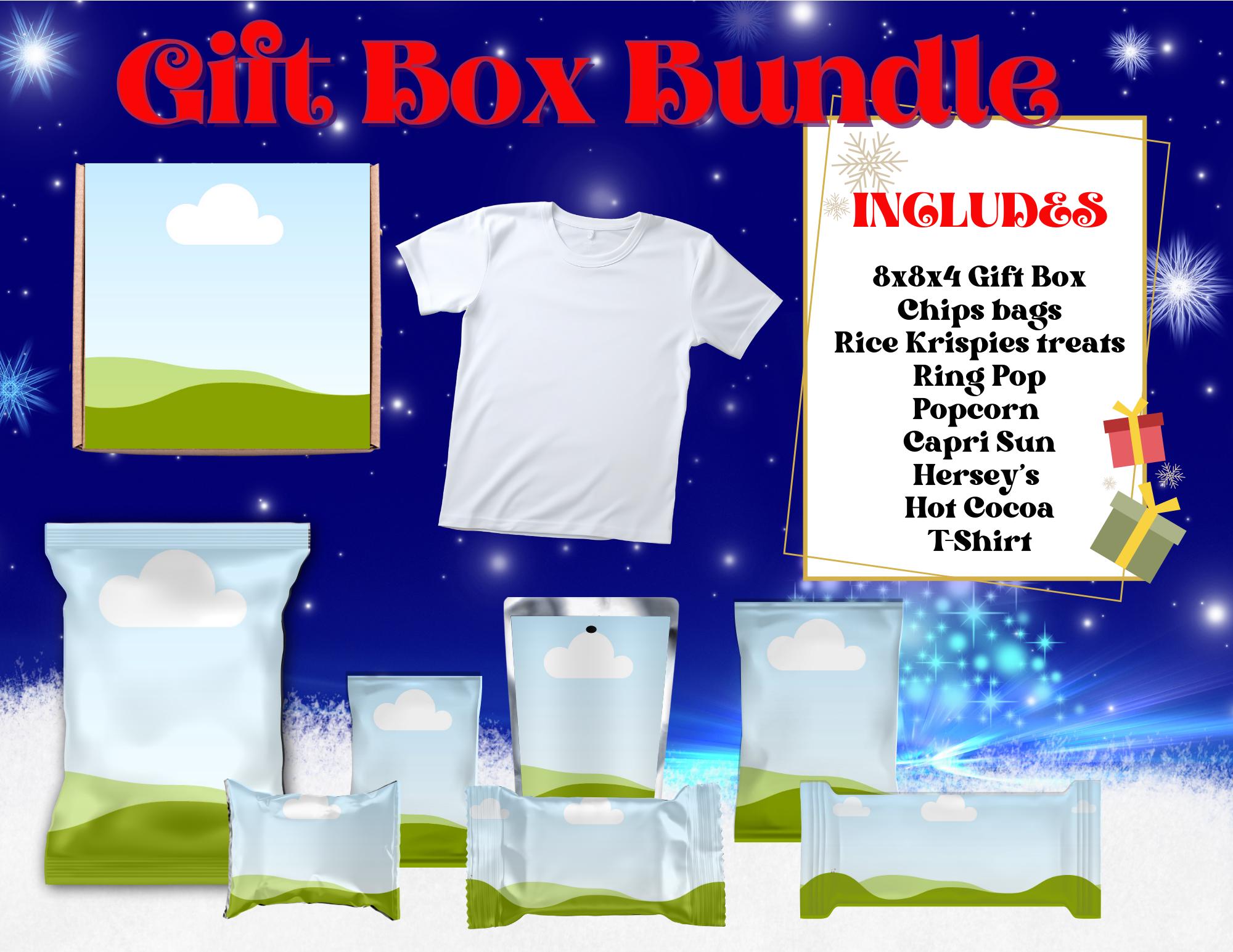 Custom/editable Gift Box and Party Favor Drag and Drop Mockup Template ...