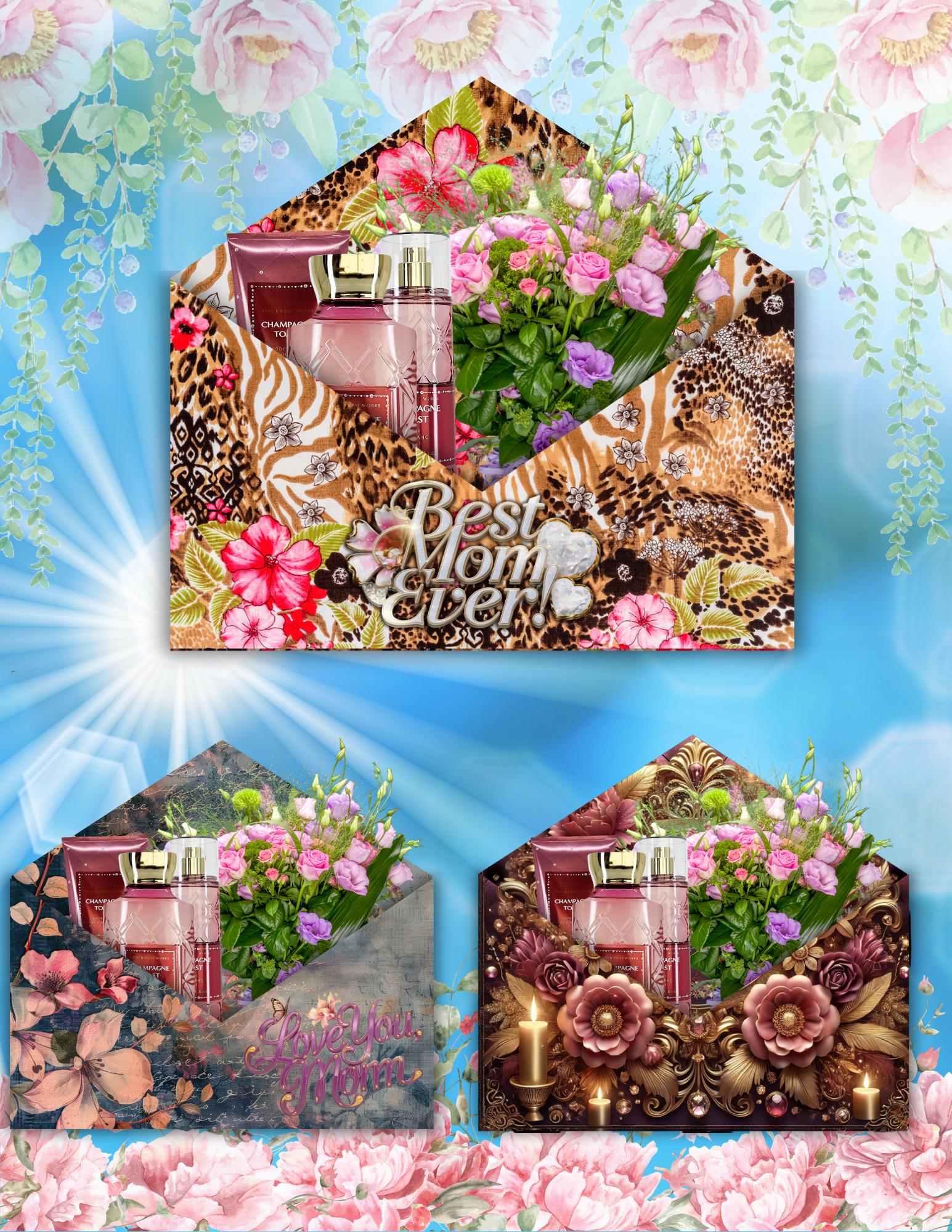 10 Fully Editable Mother's Day Envelope Gift Box Template, Foam Board ...