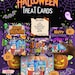 4 Halloween Treat Card Template Bundle Mockup INCLUDED - Etsy