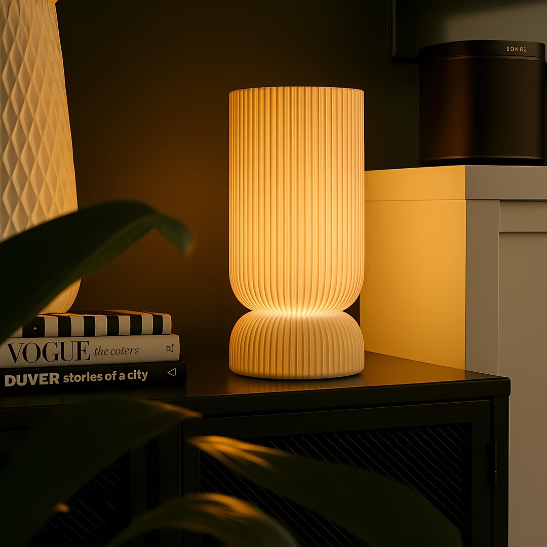 Modern Table Lamp 3D Print File ,modern Lamp STL, 3D Printed Lamp, DIY ...