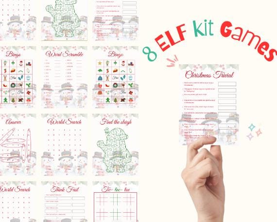 ELF KIT Games Elf Yourself Christmas Fun Christmas Games Fun Christmas ...