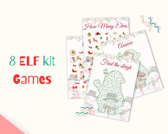 ELF KIT Games Elf Yourself Christmas Fun Christmas Games Fun Christmas ...