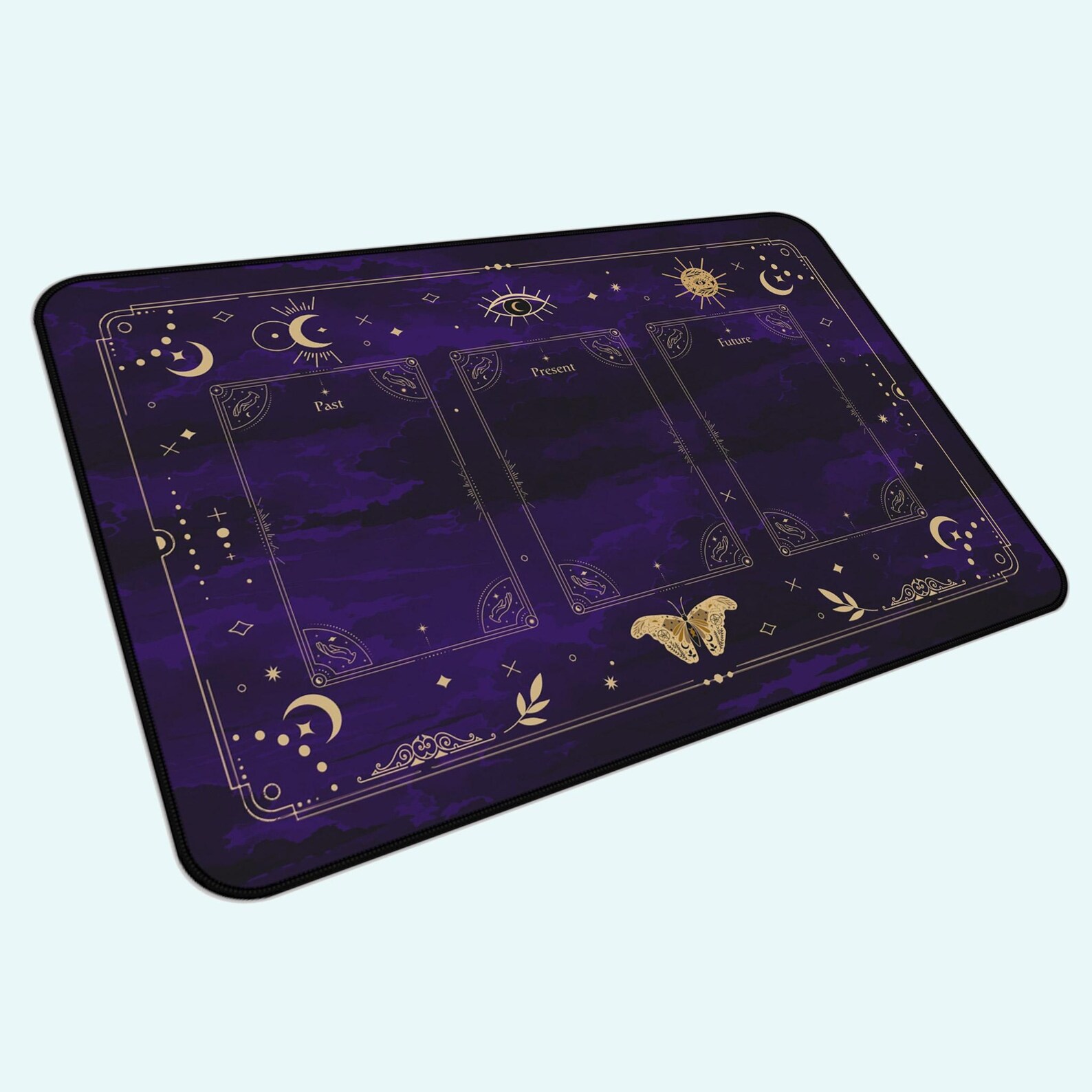 Tarot Mat - 3 Card Spread, "past - Present - Future" - Etsy