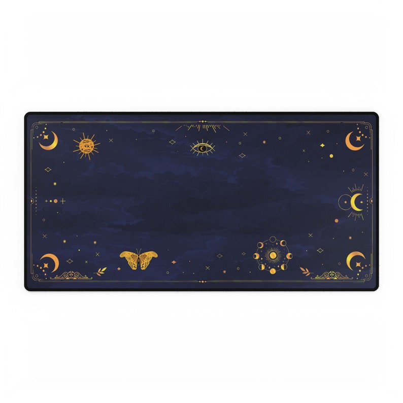 Celestial Blue Tarot Spread Mat, Tarot Altar Cloth, Mystical Mat - Etsy