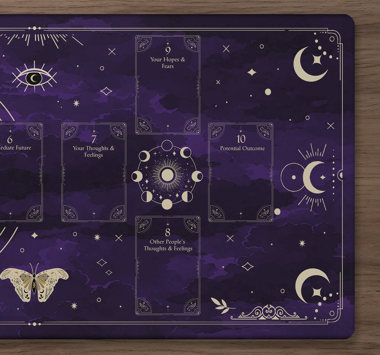 Celestial Celtic Cross Tarot Mat: Mystical Altar Cloth, Witchy ...