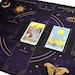 Celestial Tarot Mat: Altar Cloth With Card Placement Guide - Etsy