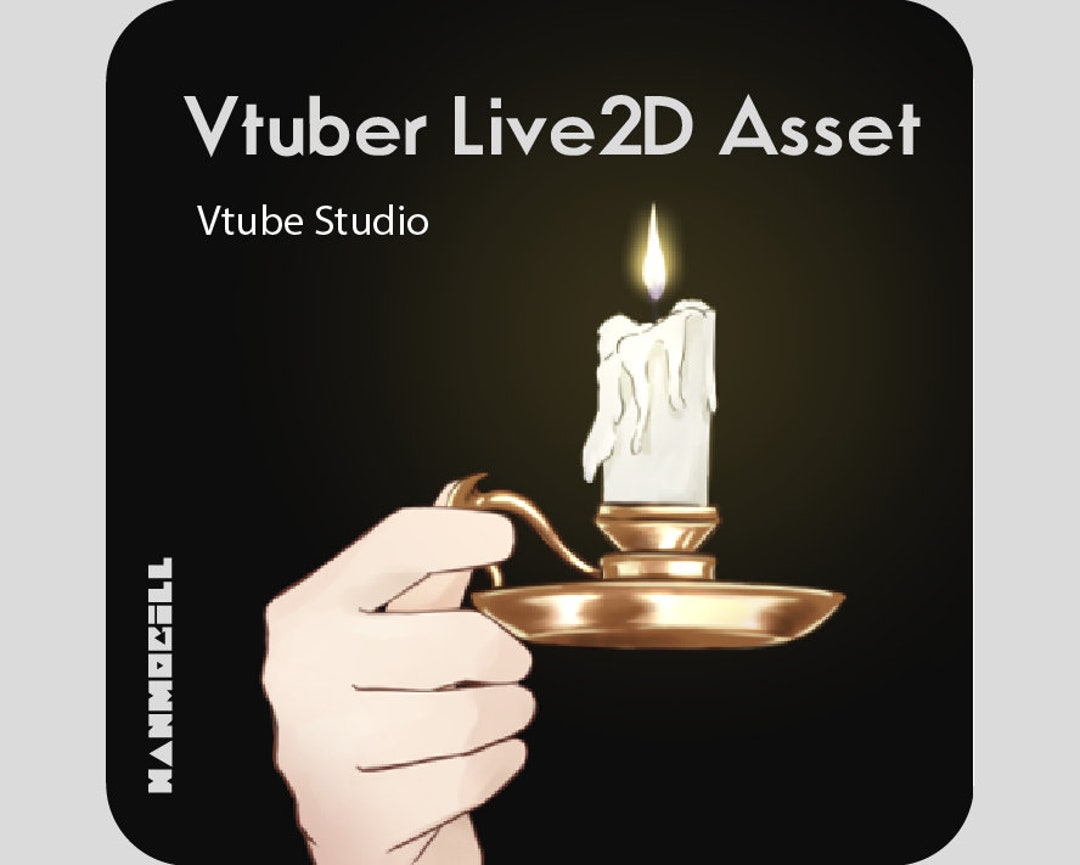 Chamberstick Candle【 Live2d Vtuber Asset | Vtube Studio 】 - Etsy