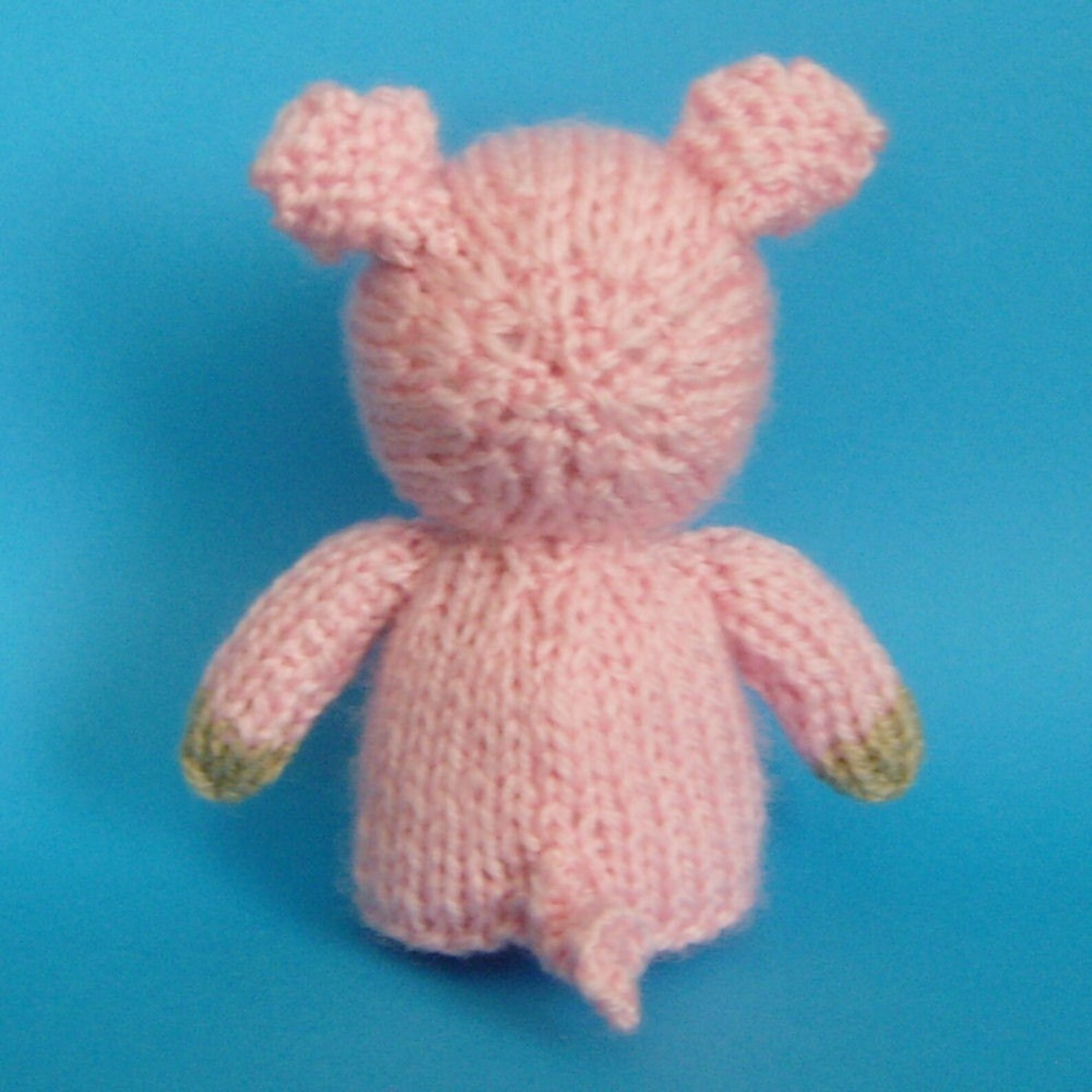 Pig Toy Knitting Pattern (PDF) Legs, Egg Cozy & Finger Puppet ...