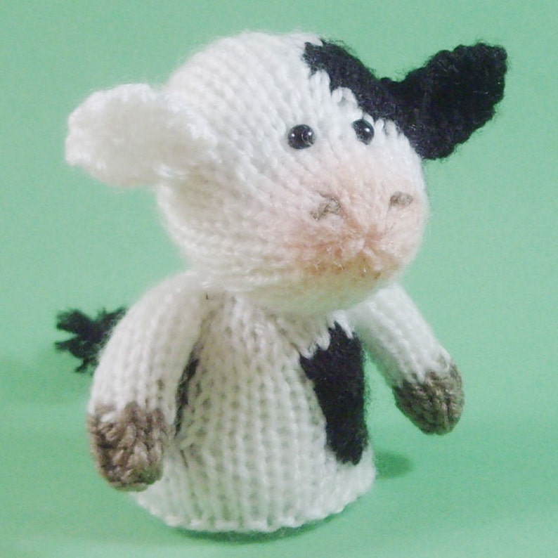 Cow Toy Knitting Pattern PDF - Etsy
