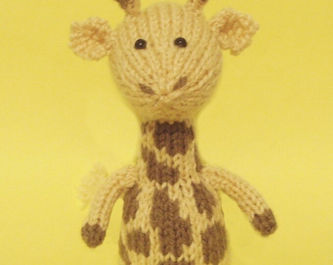 Giraffe Toy Knitting Pattern PDF Legs Egg Cozy & Finger - Etsy UK