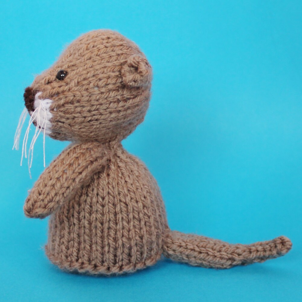 Otter Toy Knitting Pattern (PDF) - Etsy