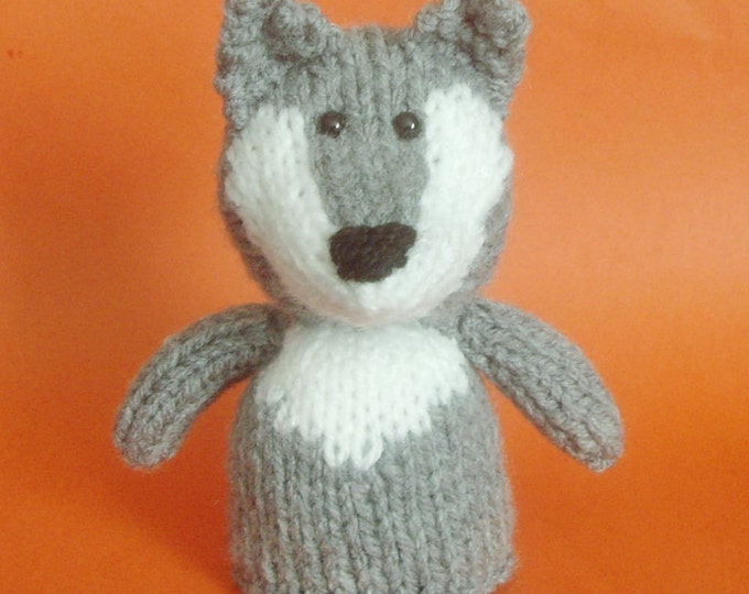 Wolf Toy Knitting Pattern PDF | Etsy