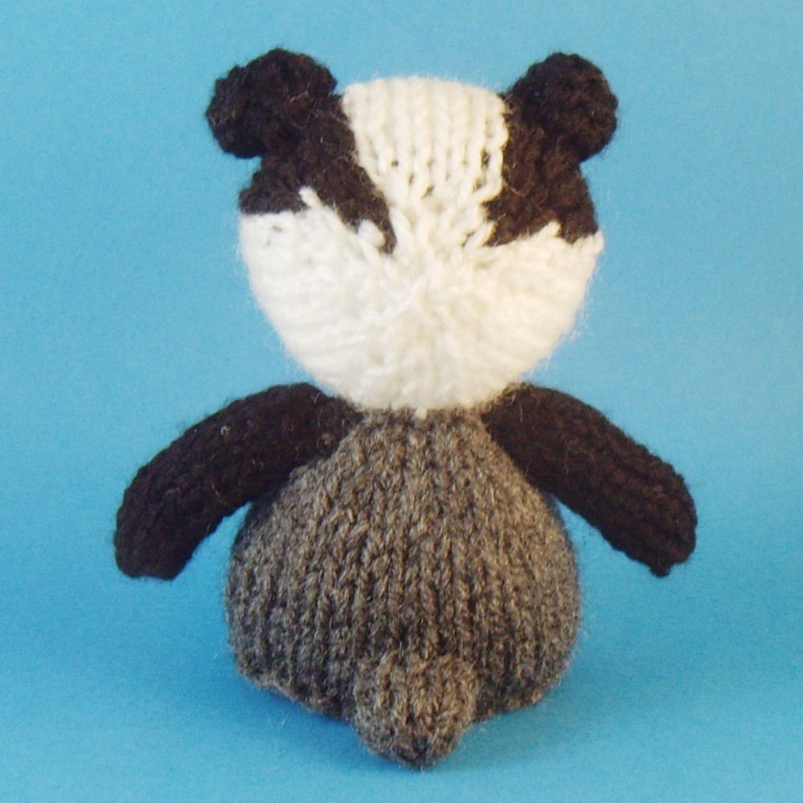Badger Toy Knitting Pattern (PDF) - Etsy
