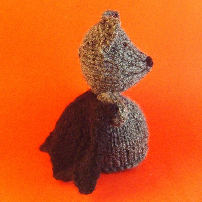 Bat Toy Knitting Pattern PDF - Etsy UK