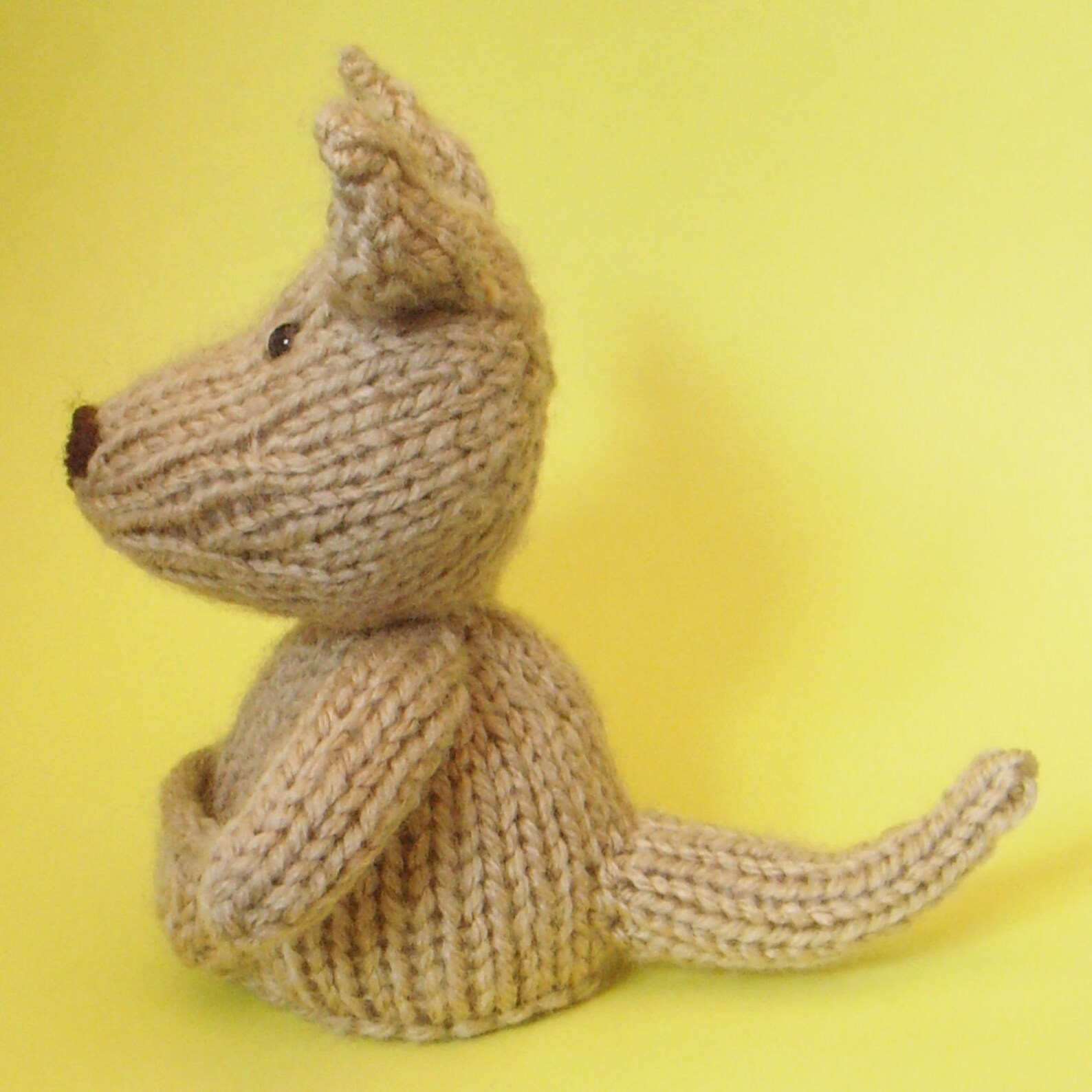 Kangaroo Toy Knitting Pattern PDF - Etsy