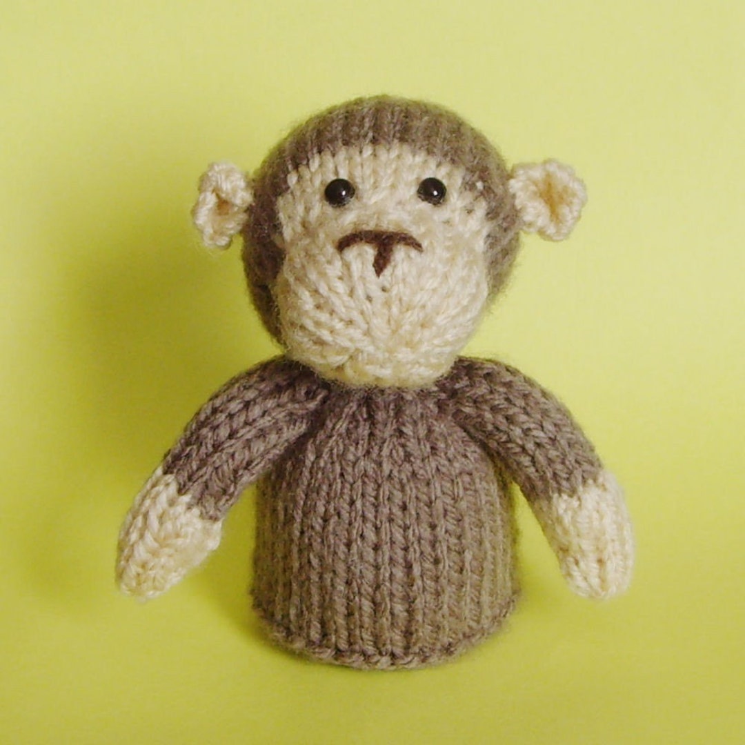 Monkey Toy Knitting Pattern (PDF) - Etsy