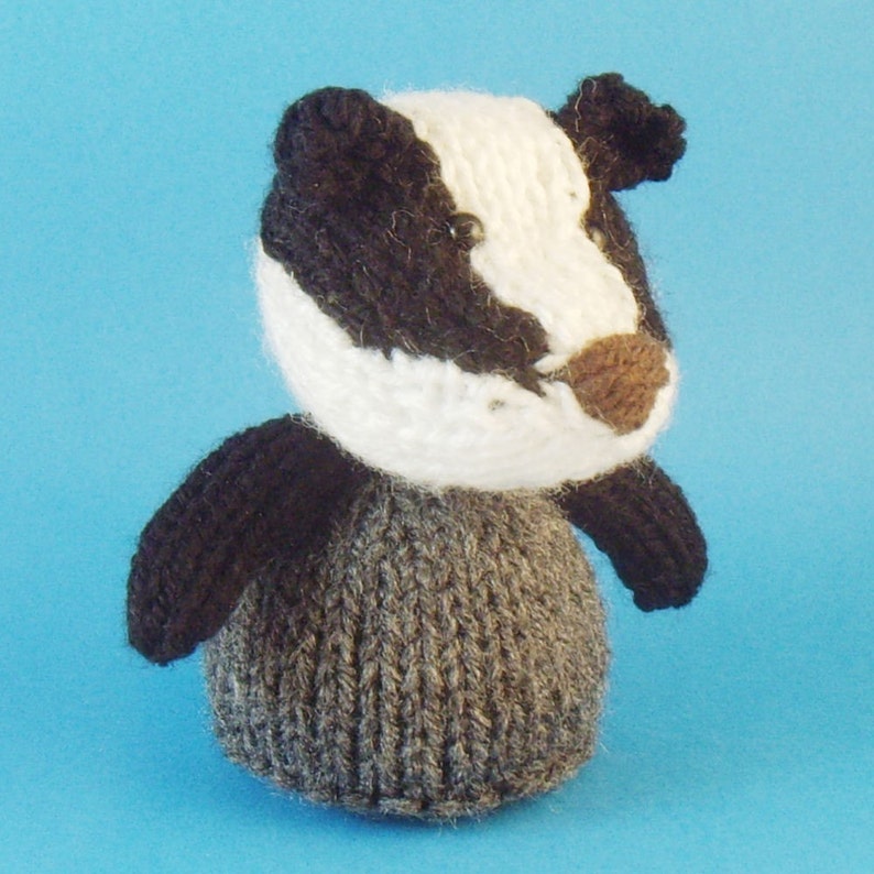 Badger Toy Knitting Pattern (PDF) - Etsy
