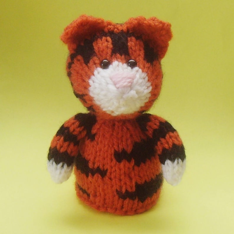 Tiger Toy Knitting Pattern PDF - Etsy