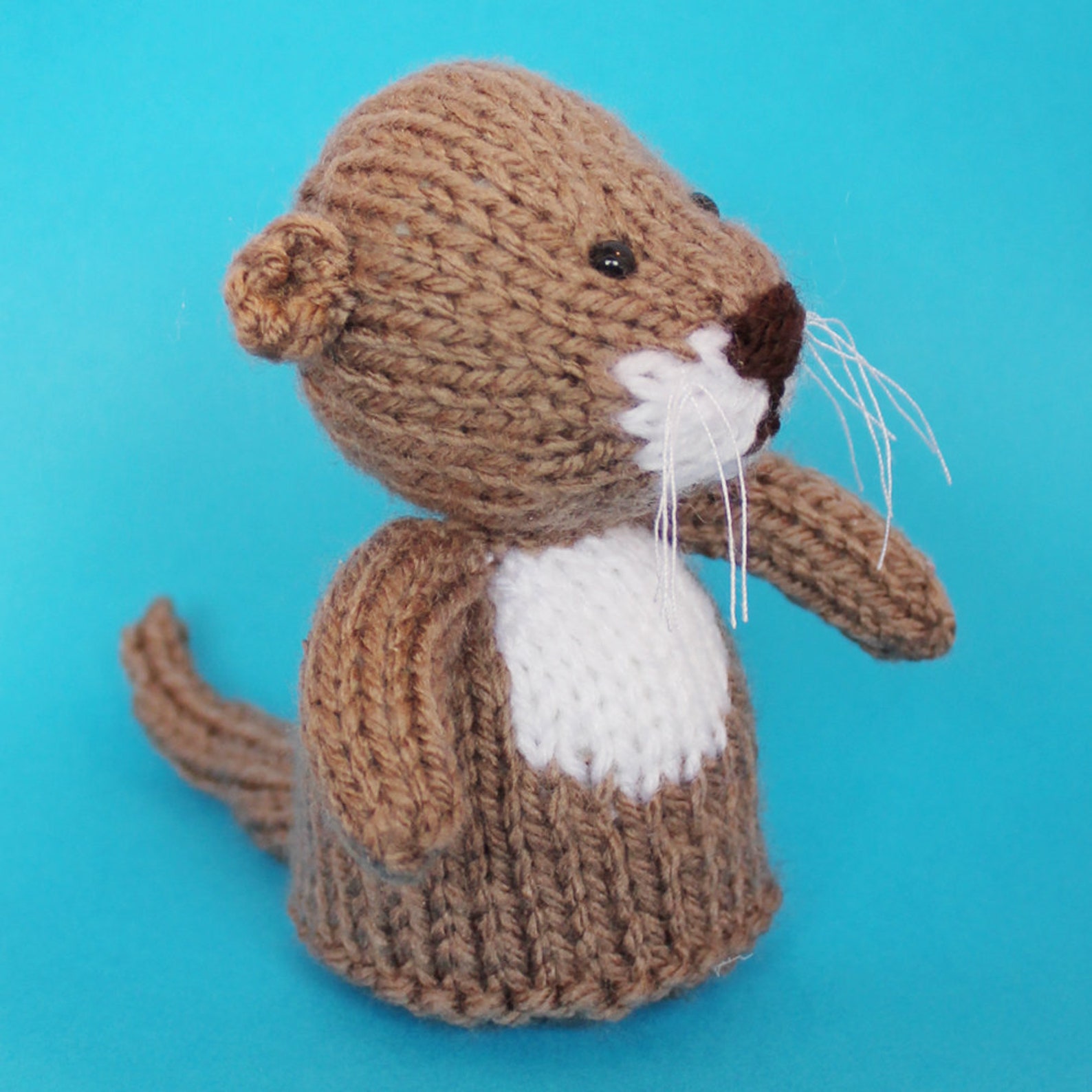 Otter Toy Knitting Pattern PDF - Etsy