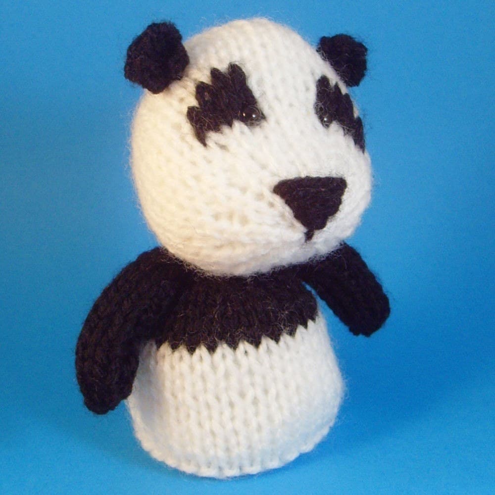 Panda Toy Knitting Pattern (PDF) - Etsy UK
